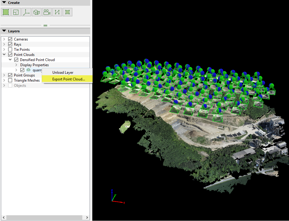 How to export the Point Cloud - PIX4Dmapper